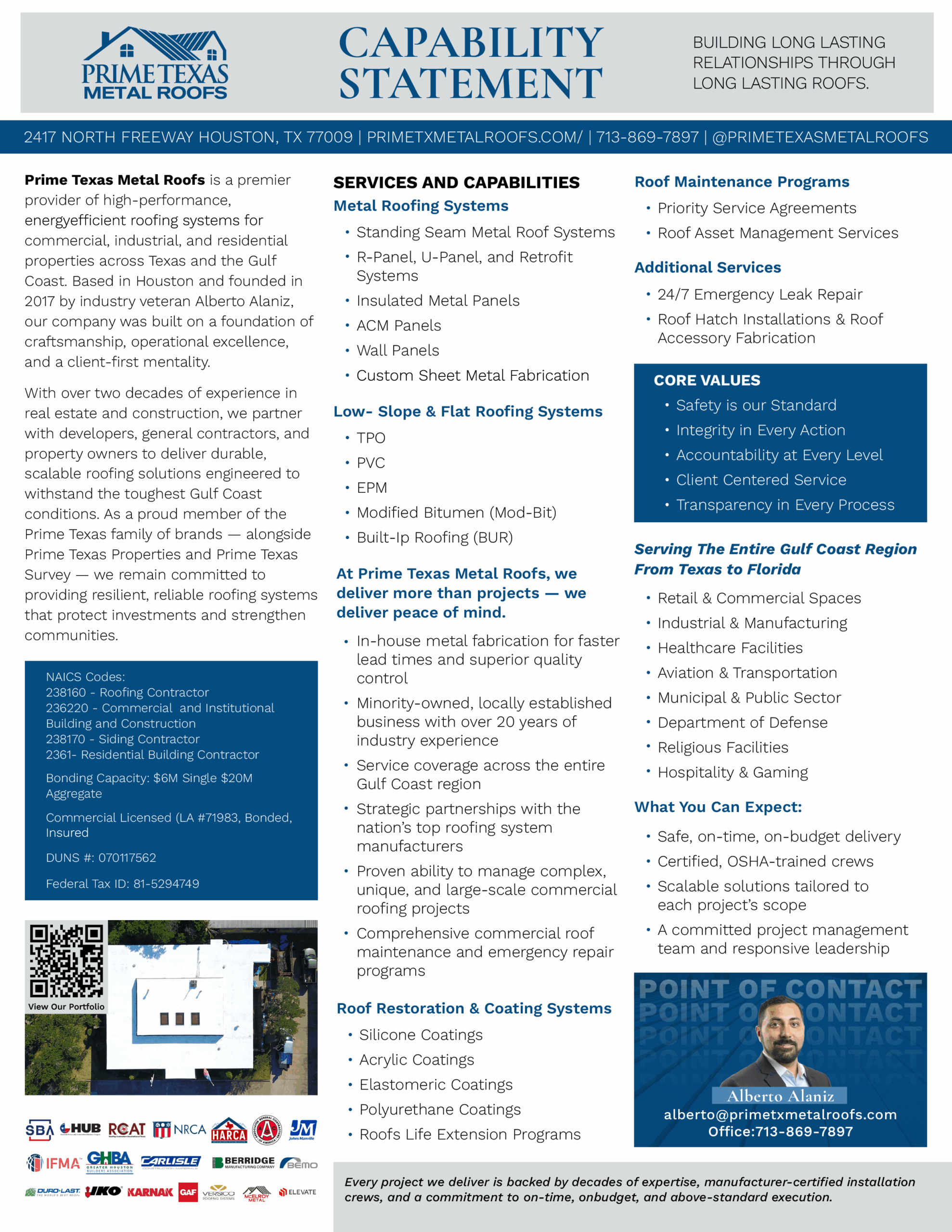 Company Capability Statement